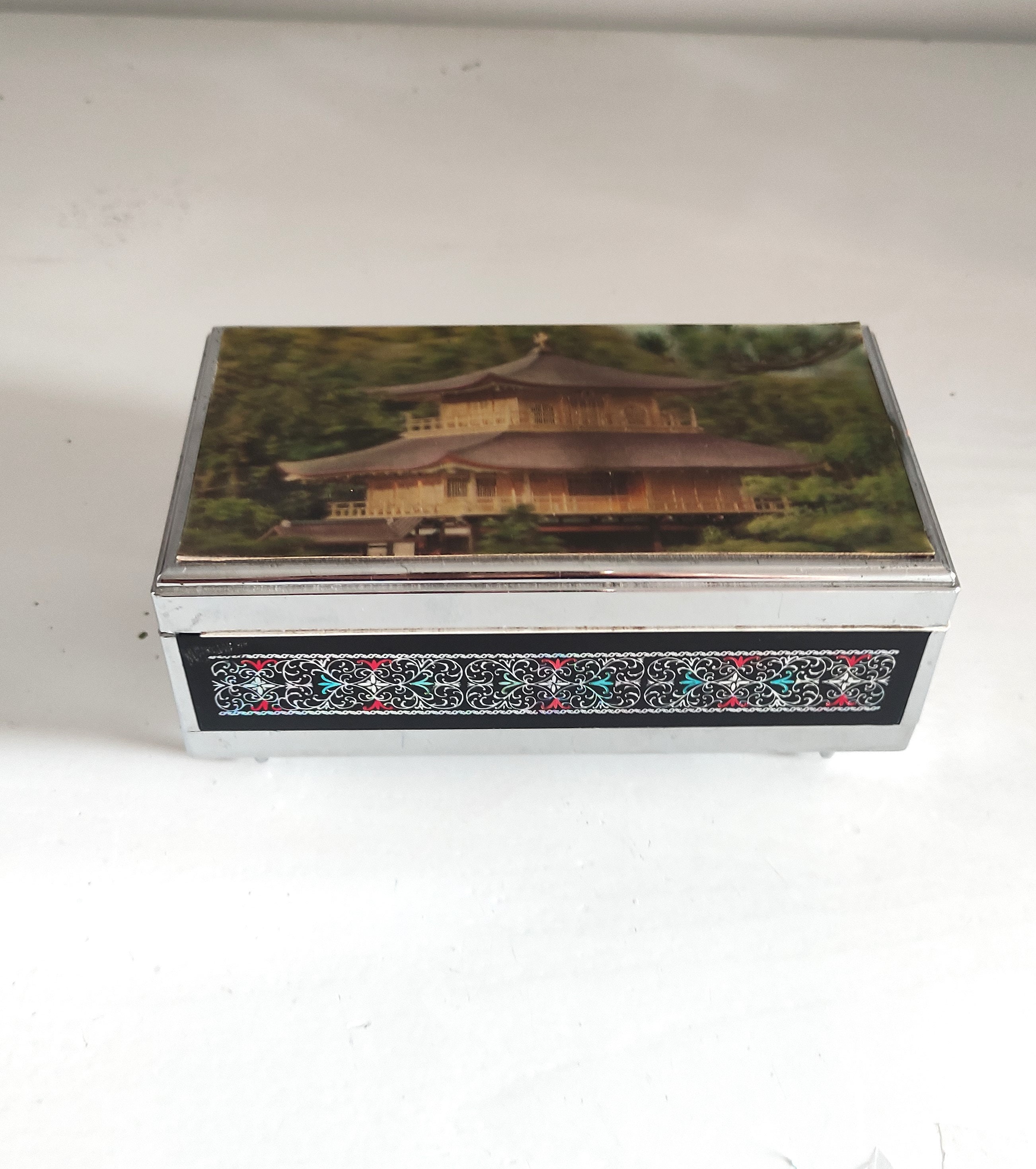 Vintage Japanese Lady Mate Music Jewelry Box With a 3D - Etsy