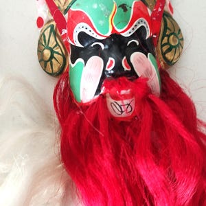 Vintage Chinese Bian Lian Opera Masks, Set of 5 Bian Lian Masks ...