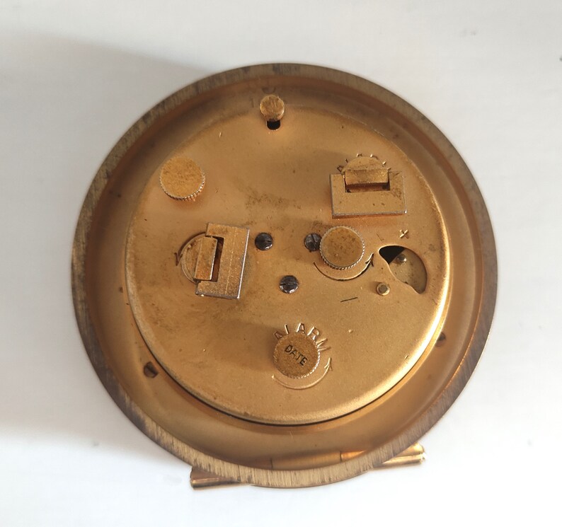 Mid-century Desk Alarm Clock Luxor, Swiss Made Alarm Clock, 8 Days ...