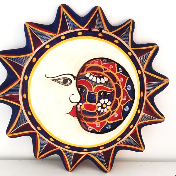 Ceramic Sun and Moon Vintage - Etsy