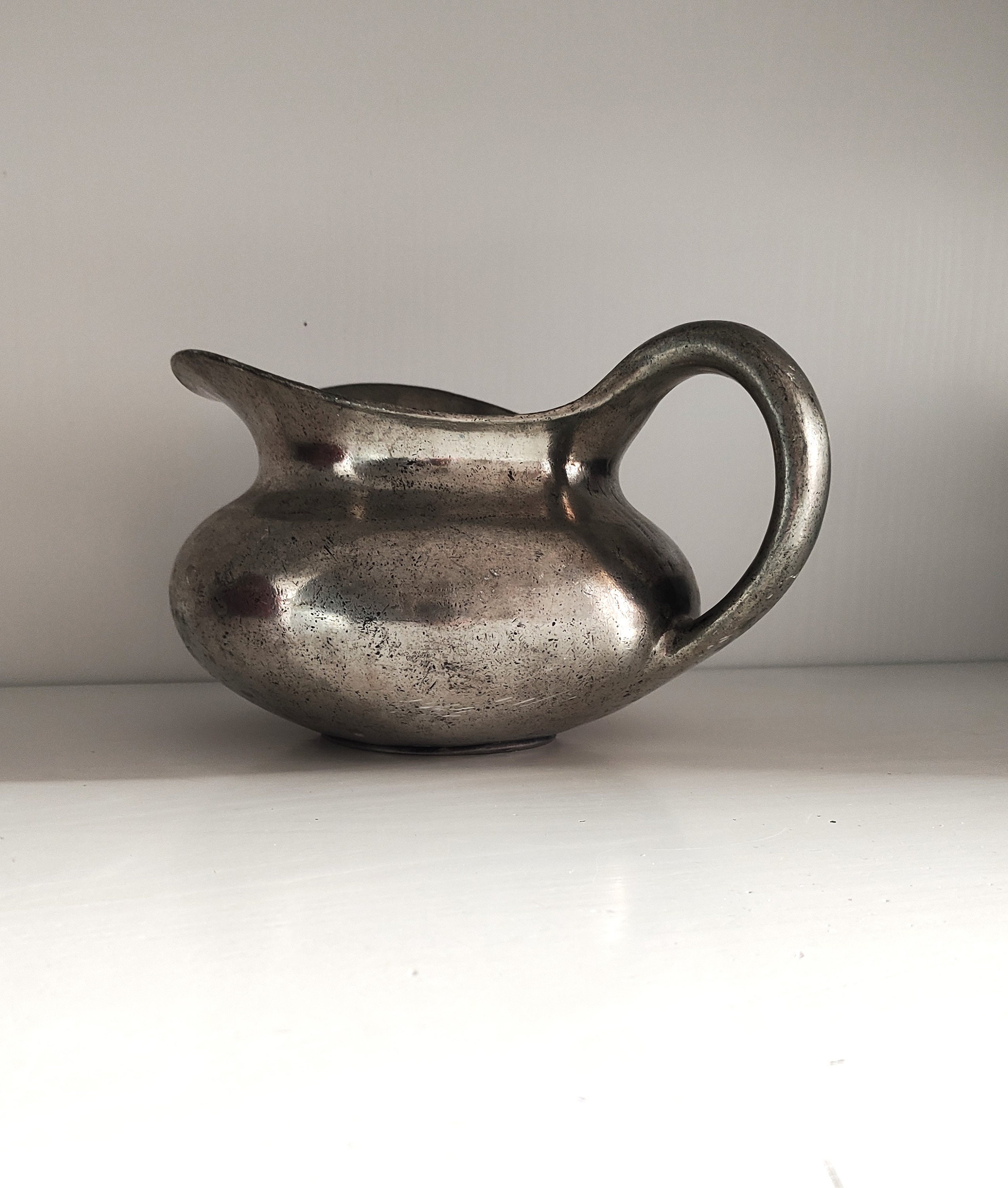 Antique Pewter Pot, E.P.U. Europe, Etain Zinn, Pewter Pitcher, Large ...