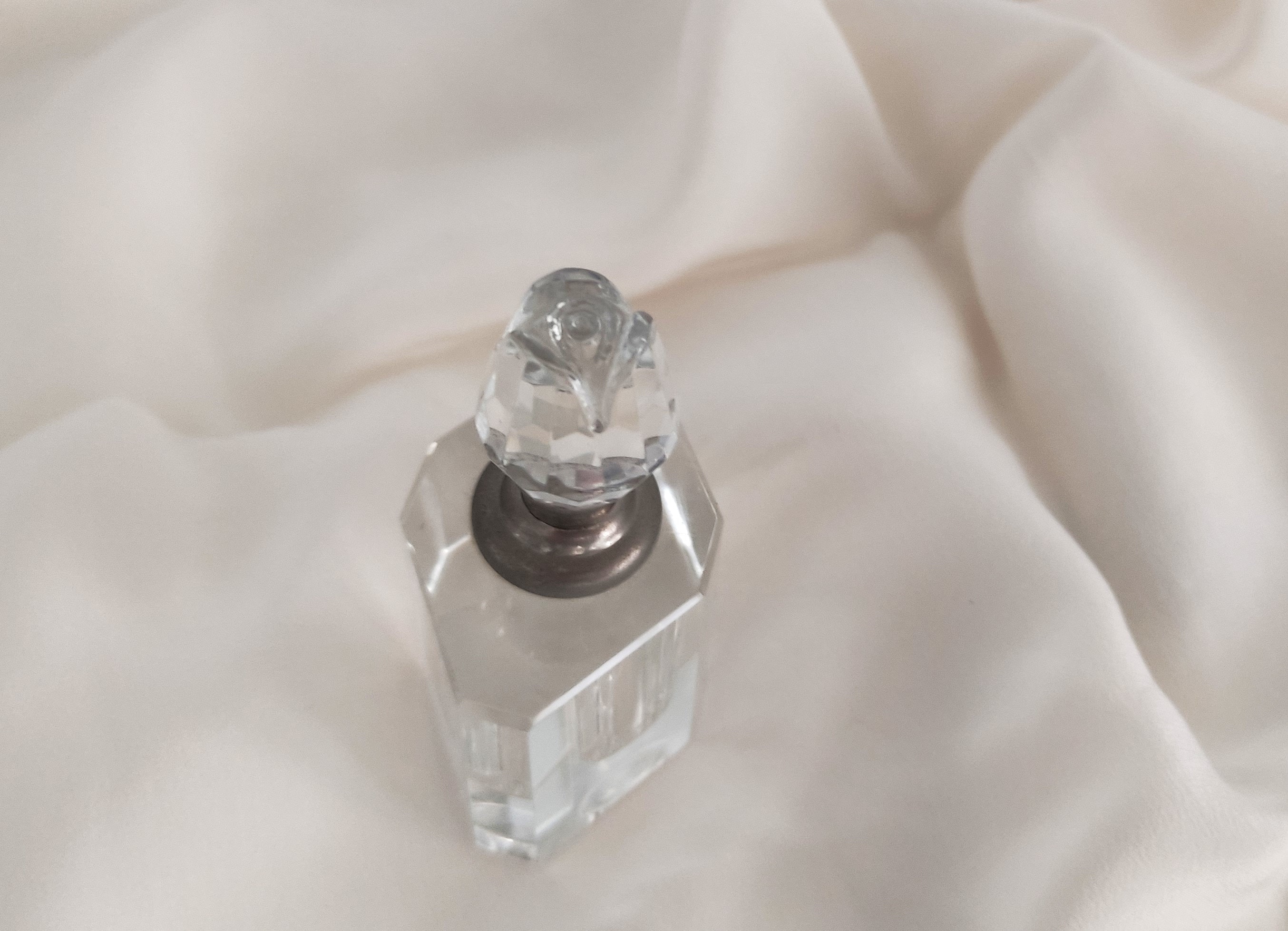 Vintage Art Deco Perfume Bottle, Cut Crystal Perfume Bottle, Vintage ...