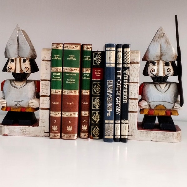 Wood Bookends - Etsy