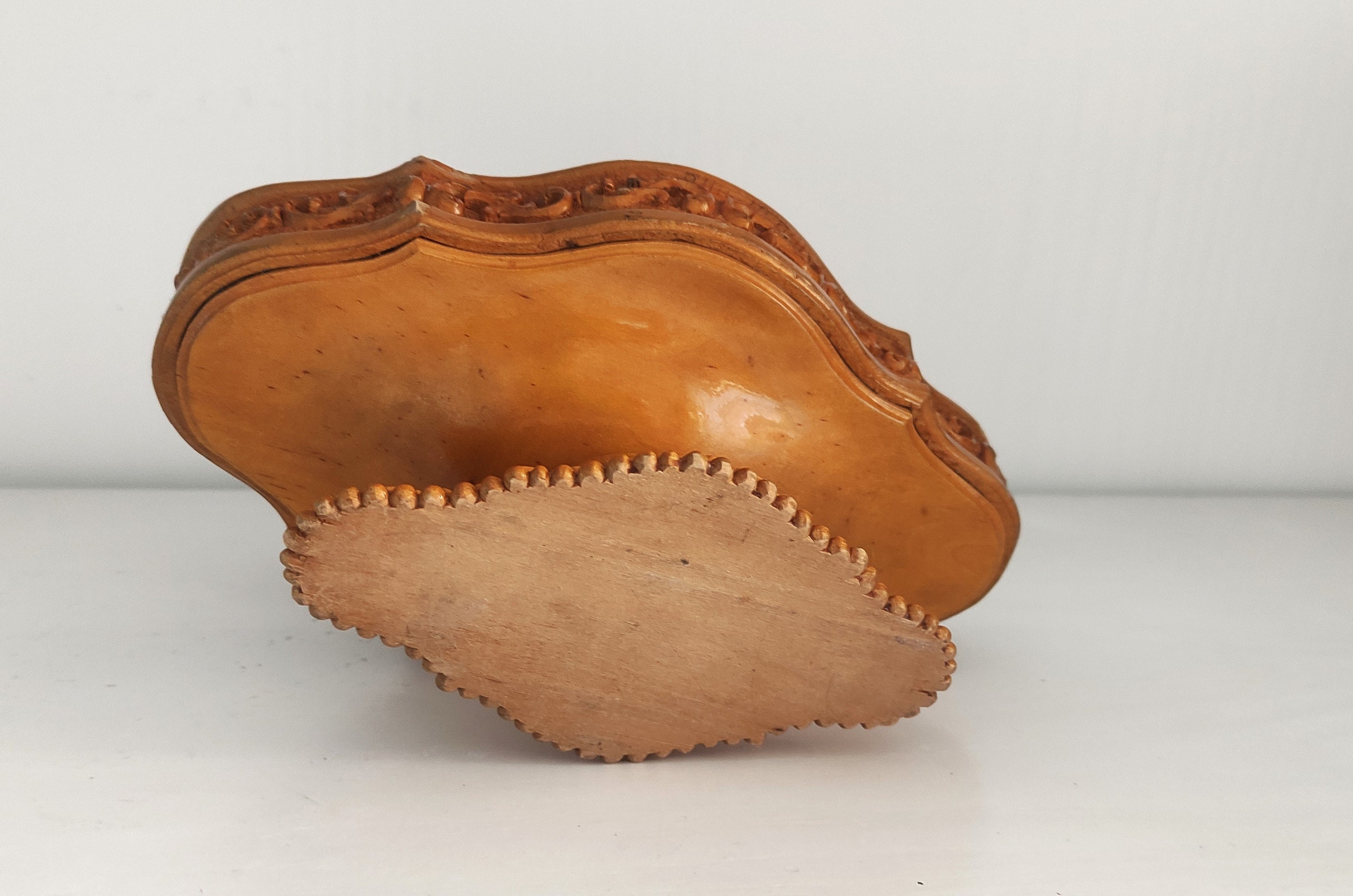 Antique French Jewelry Box, Rococo Style Jewelry Box, Hand Carved Wood ...