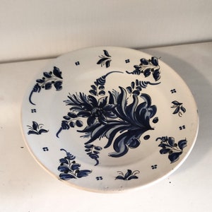 Vintage Spanish Ceramic Wall Plate, Hand Painted Ceramic Plate, Spanish ...