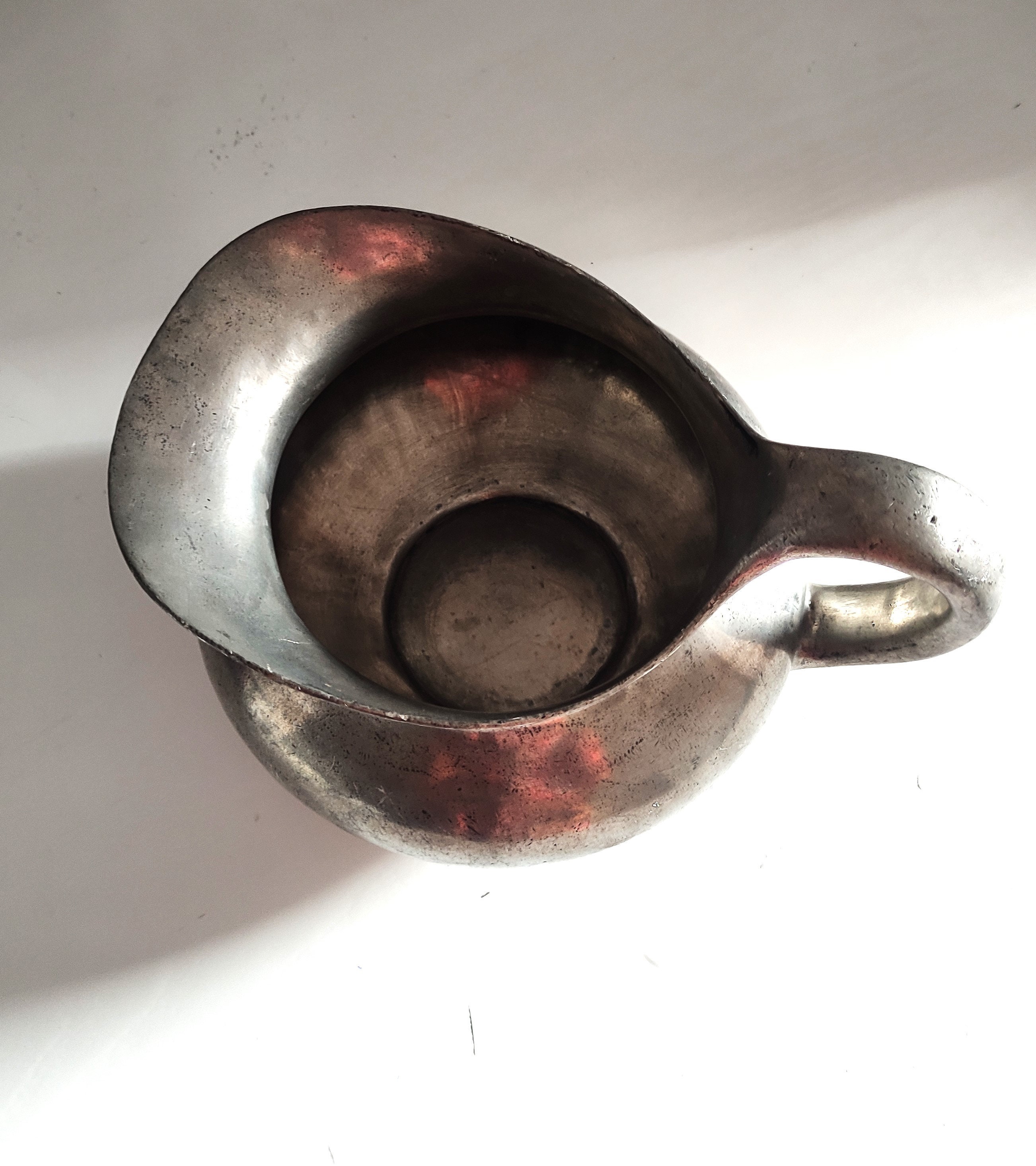 Antique Pewter Pot, E.P.U. Europe, Etain Zinn, Pewter Pitcher, Large ...