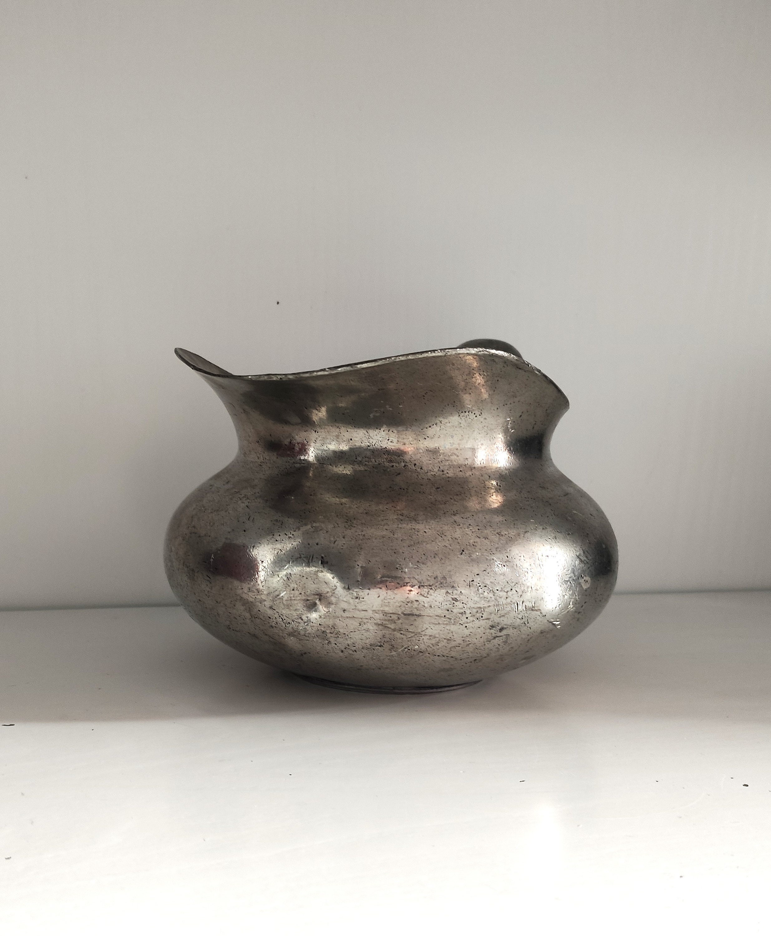 Antique Pewter Pot, E.P.U. Europe, Etain Zinn, Pewter Pitcher, Large ...