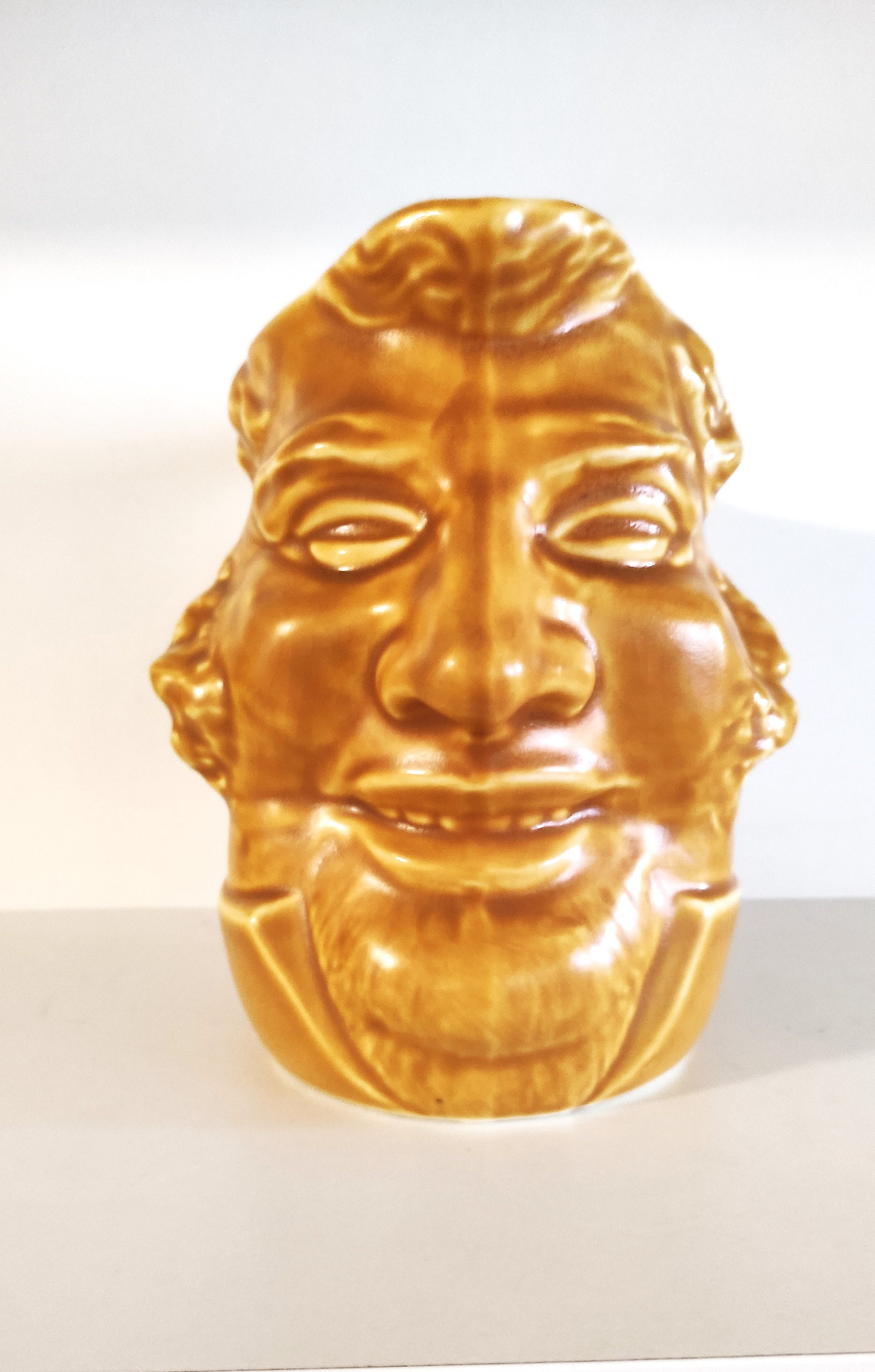 Vintage Ceramic Pitcher With Human Face Vintage Ceramic Jug - Etsy