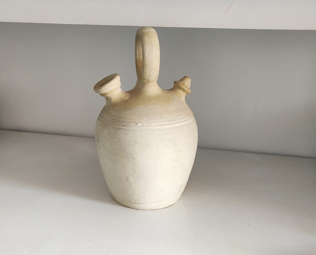 Original Spanish Botijo, Gargoulette Jar, Terracotta Water or Wine Jar ...