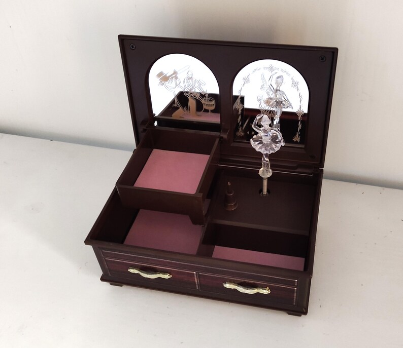 Mid-cenury Chinese Music Jewelry Box With a Dancing Ballerina, Yap's ...