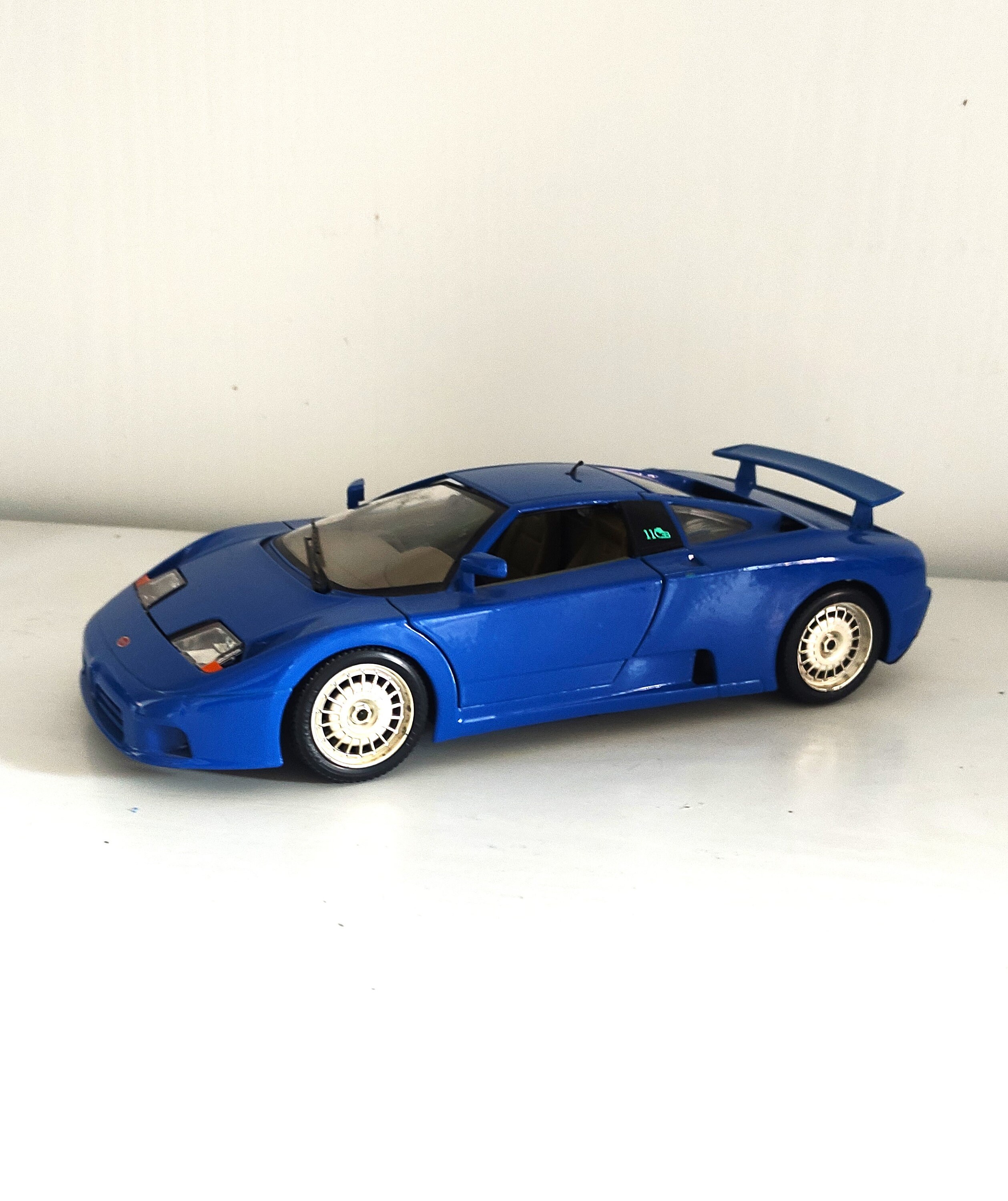 Vintage Bugaro Bugatti Diecast Car, 1991, 1/18, Big Collectible Bugatti ...