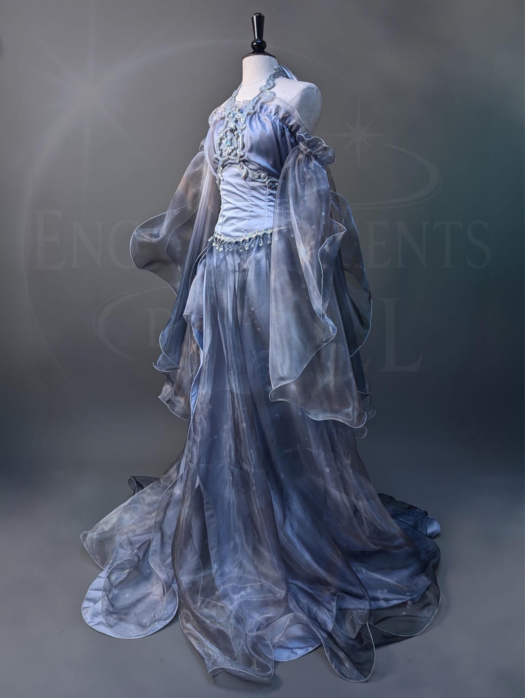 Modular Fantasy Celestial Dress – Exclusive Printed Astral Ensemble ...