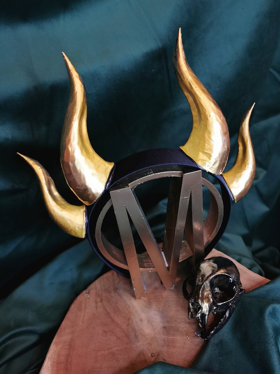 Double Gold Demon Horns - Etsy
