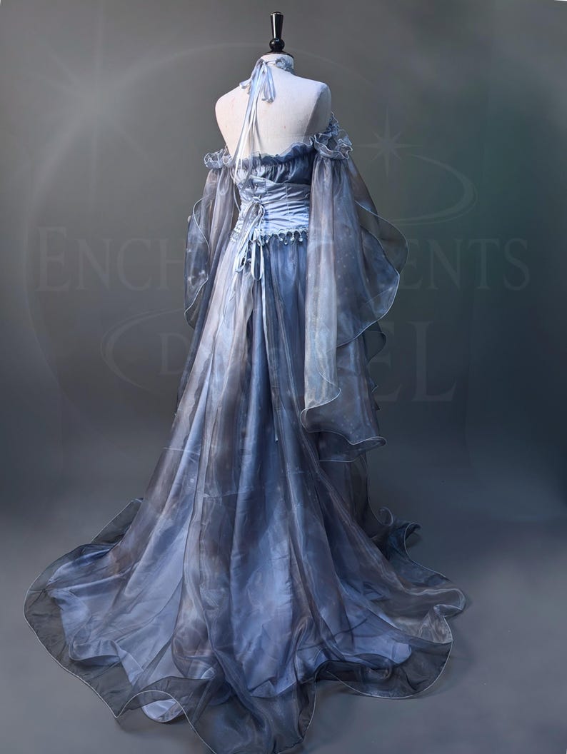 Modular Fantasy Celestial Dress – Exclusive Printed Astral Ensemble ...