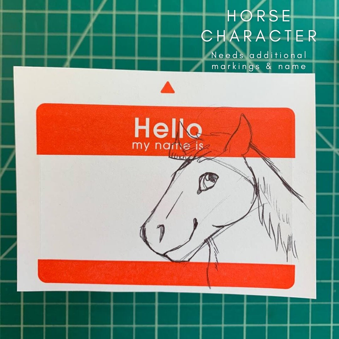 Discounted Custom Furry Art Fursona Name Tag Fursuit Badge | Etsy