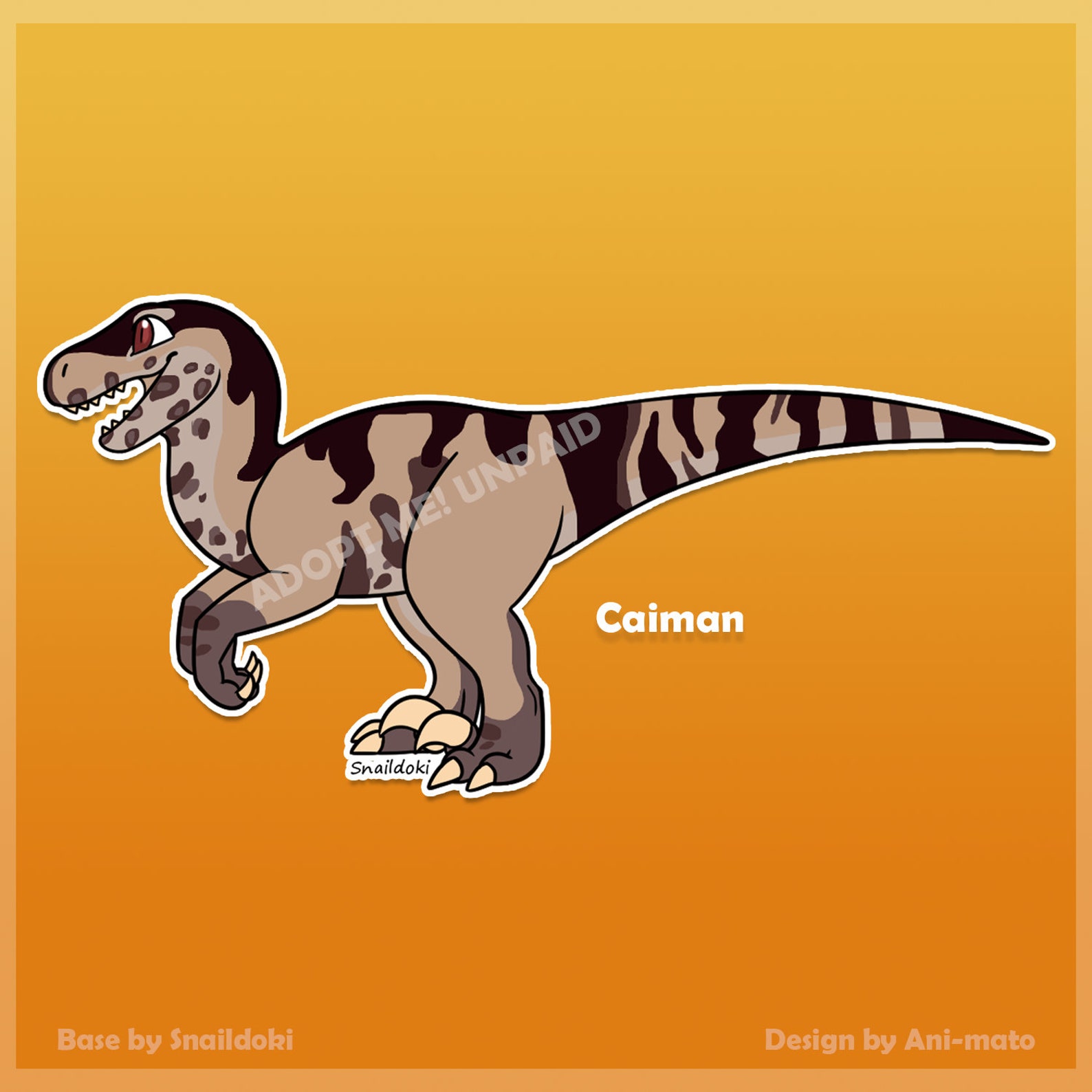 Raptor Dinosaur Design Furry Character Adopt - Etsy