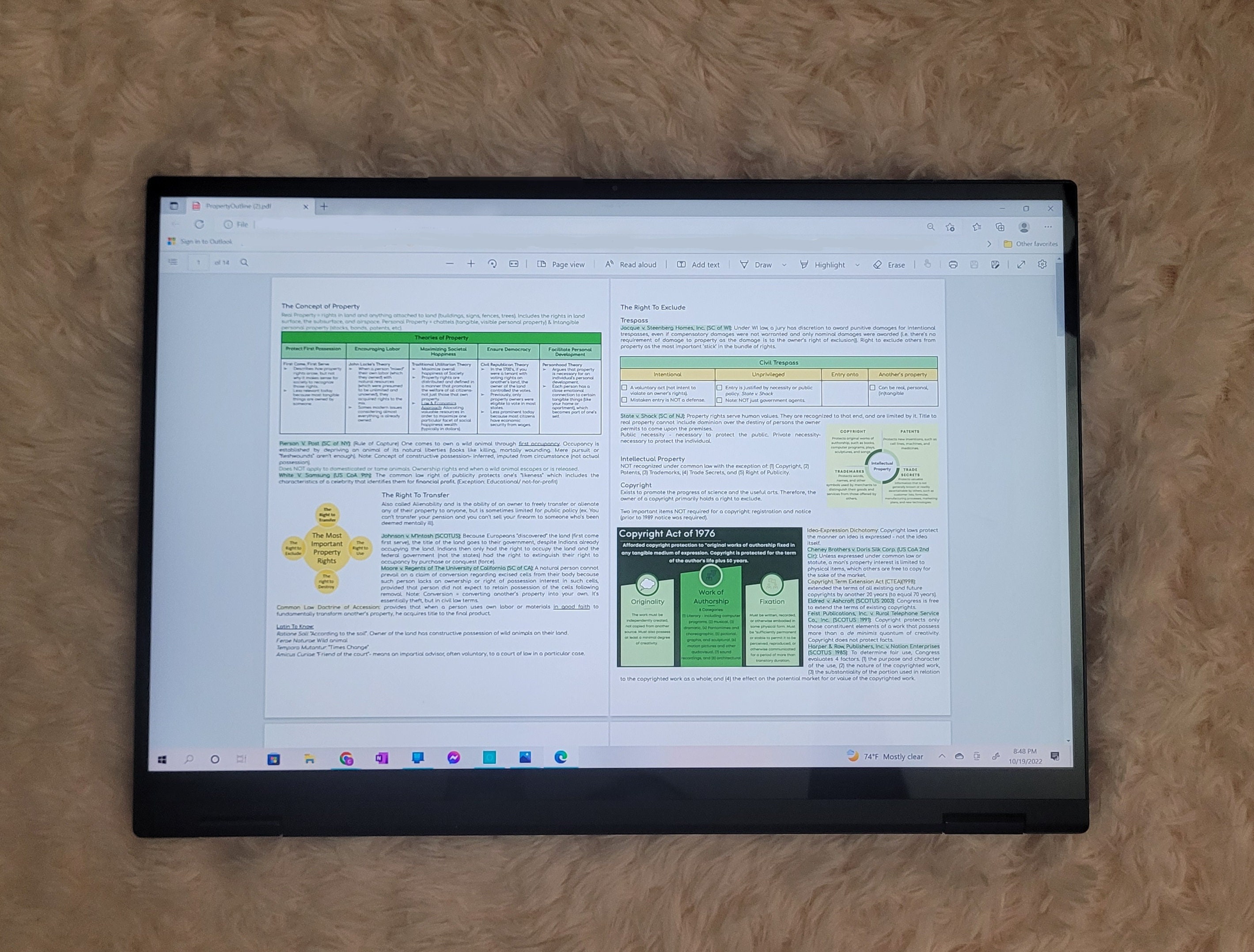 Property Law Outline and Flow Chart - Etsy