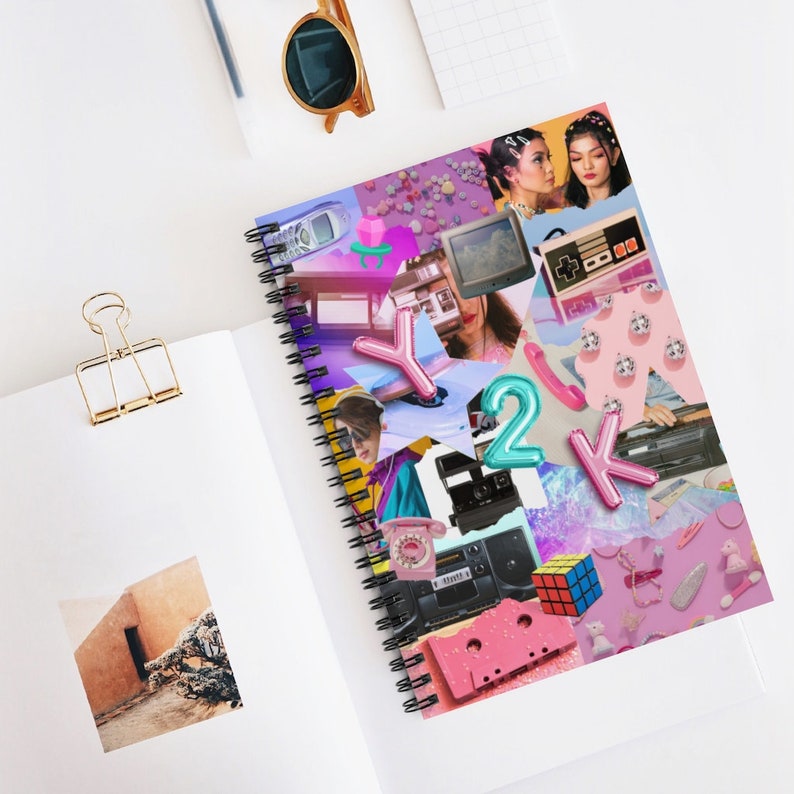 Y2K Spiral Bound Notebook Y2K Graphic 90s Notebook 90s - Etsy New Zealand