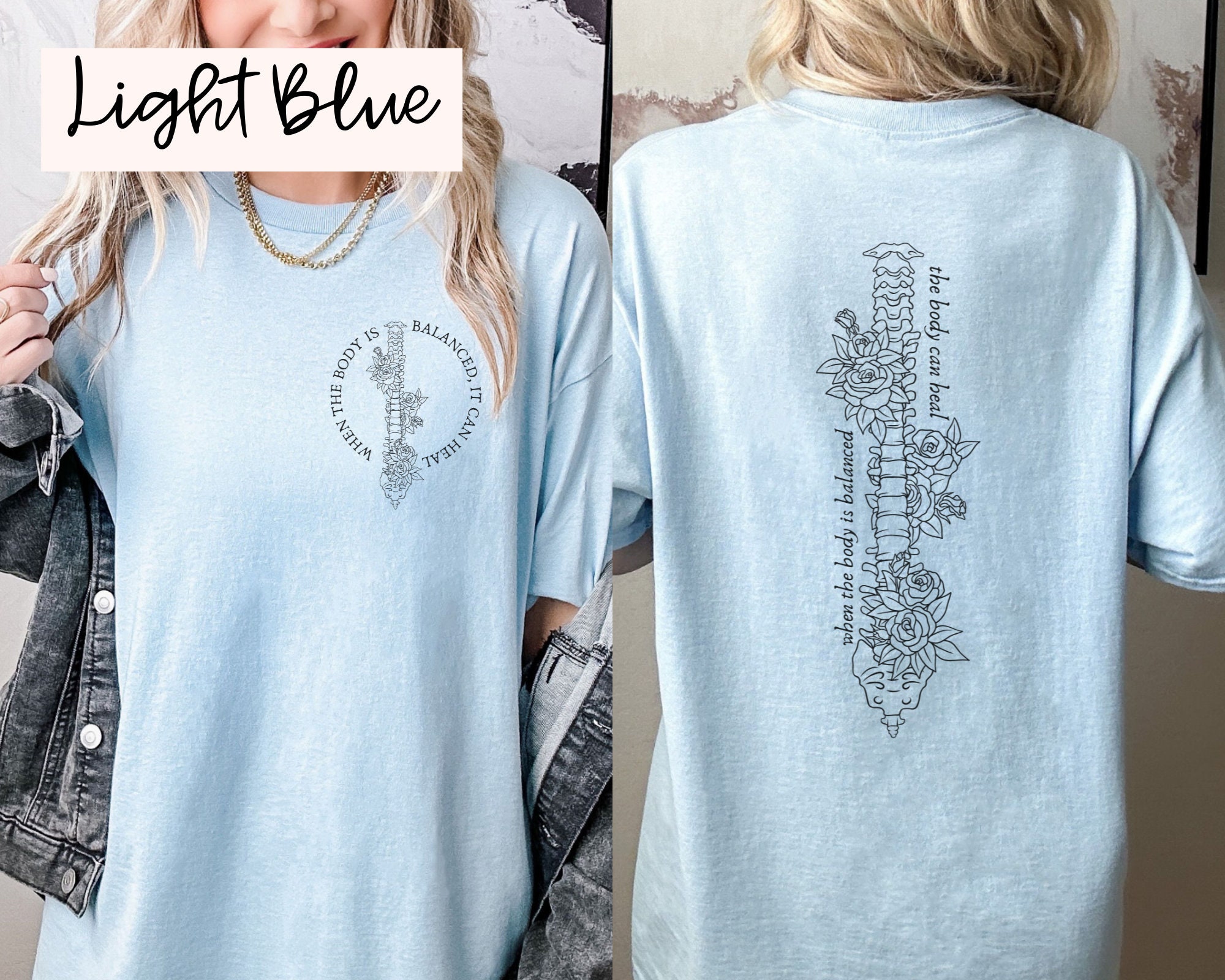 Flower Spine; Chiropractic Shirt; Chiro Shirt; Doctor of Chiropractic ...