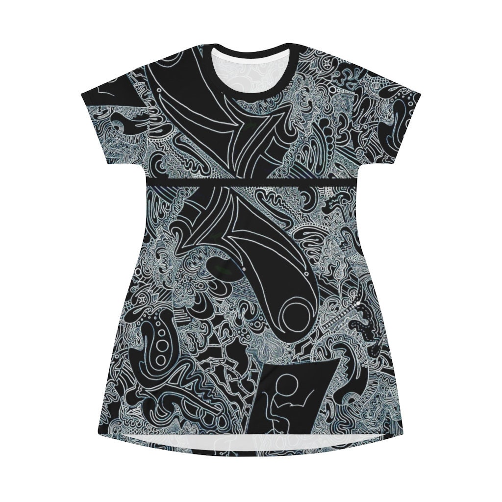 Under Pressure Dress All Over Print T-shirt Dress - Etsy
