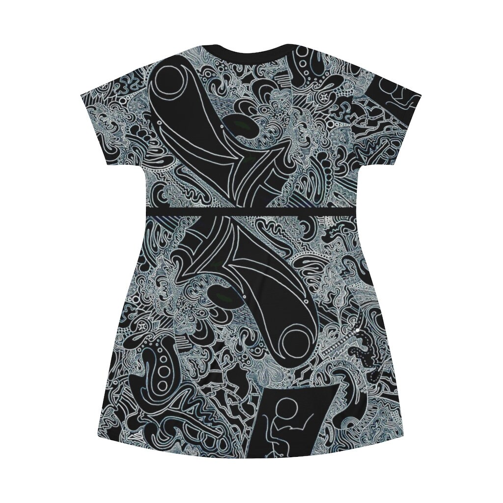 Under Pressure Dress All Over Print T-shirt Dress - Etsy