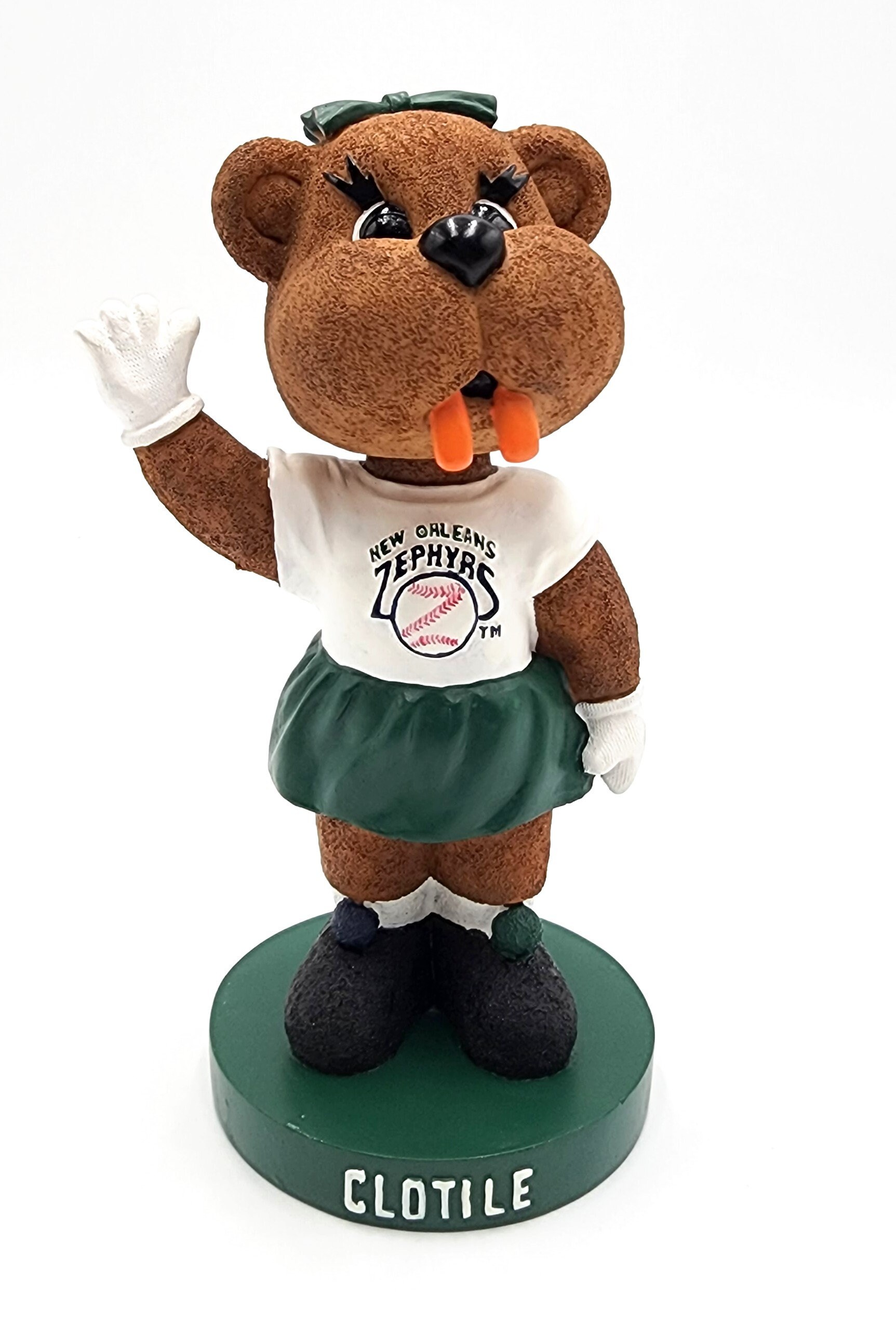 New Orleans Zephyrs Boudreaux and Clotile Mascot Bobble Bobblehead Set ...