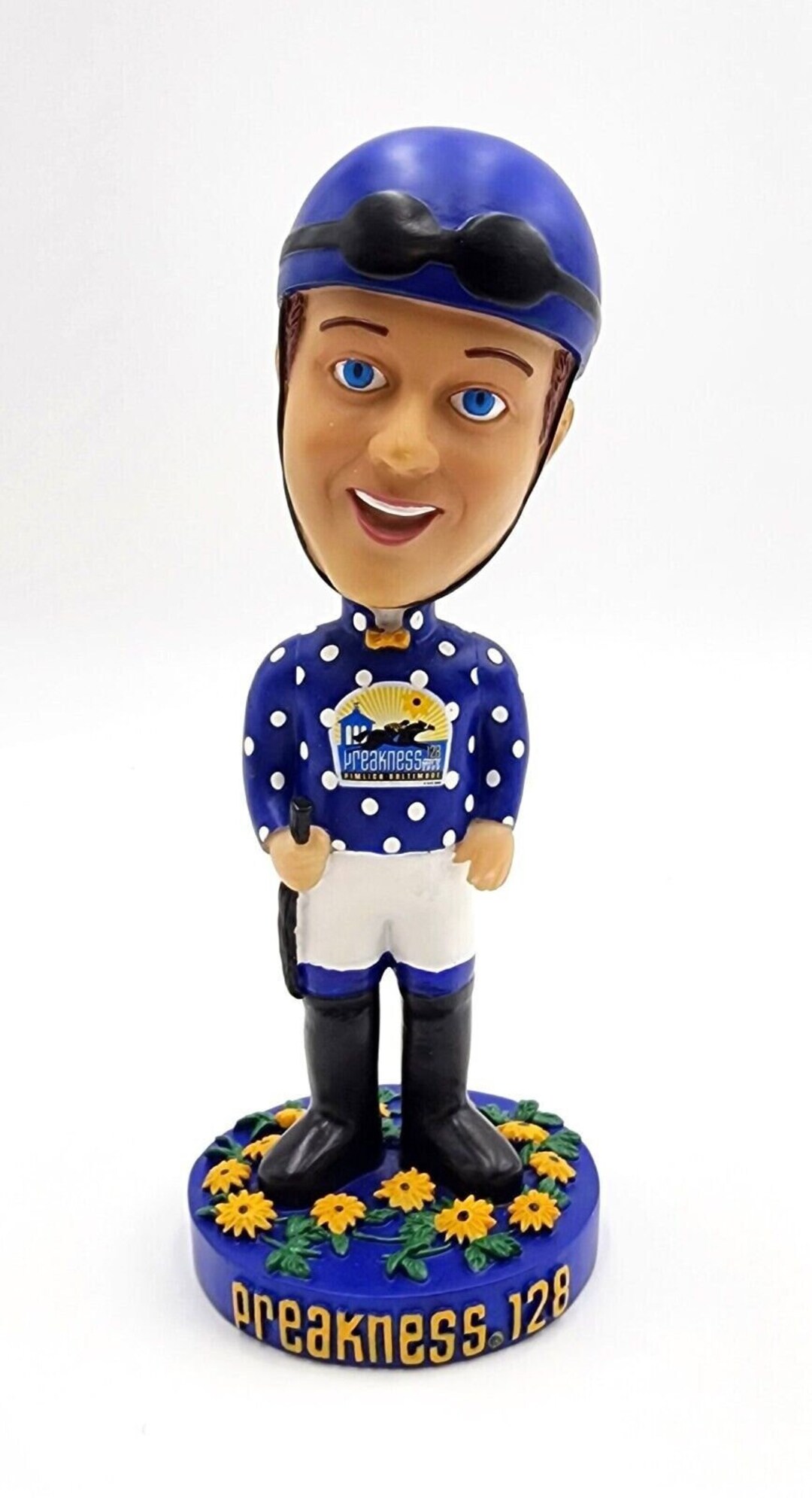 128th Preakness Stakes Jockey Bobble Bobblehead 2003 Pimlico Horse ...