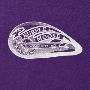 Purple Moose Saloon Vintage 90s Ocean City MD Maryland T-shirt - Etsy