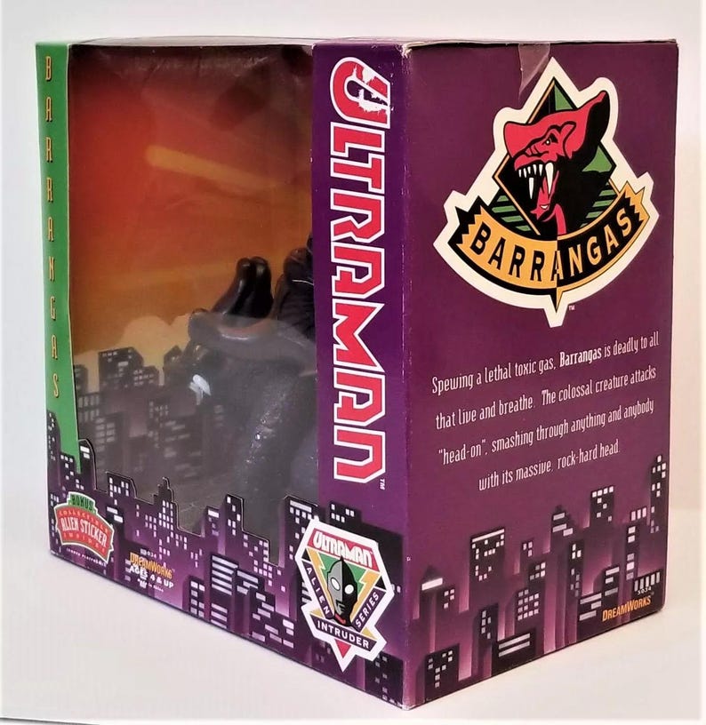 1991 Dreamworks ULTRAMAN Alien Intruder Series Barrangas Action Figure ...