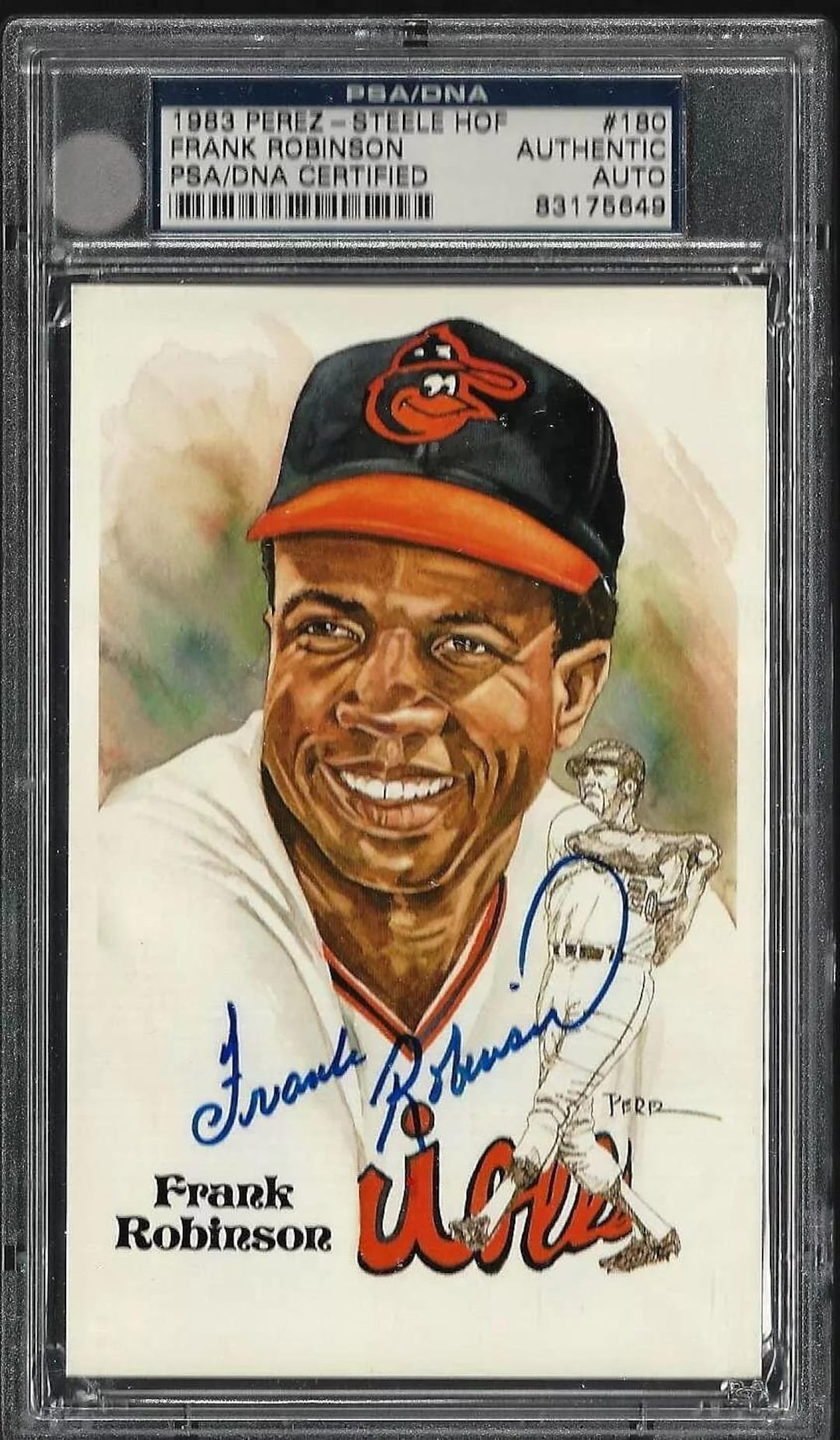 Frank Robinson Autographed 1983 Perez-steele Postcard (PSA DNA ...
