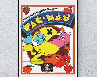 Pac Man Room Decor | Etsy