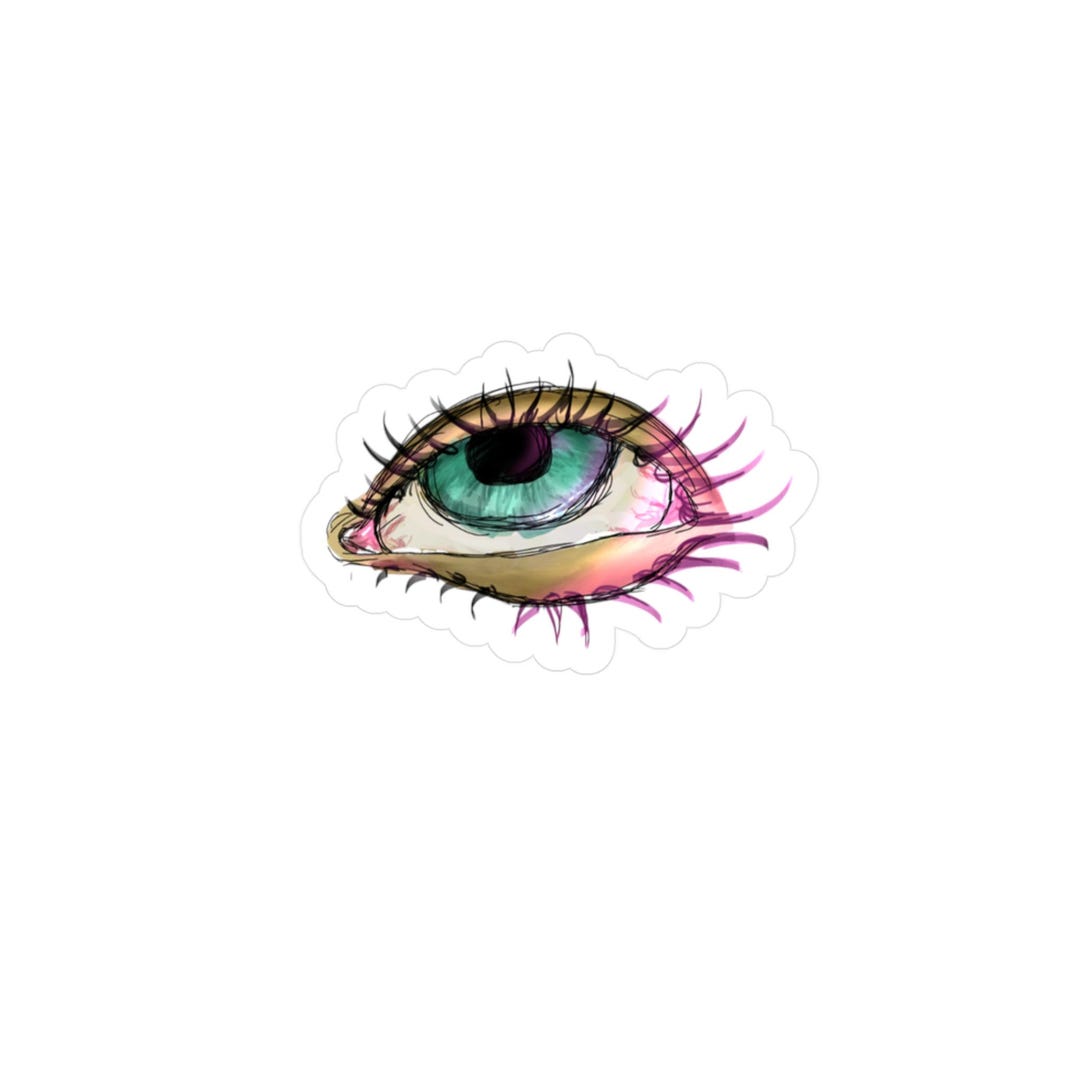 Mystical Eye Kiss-cut Vinyl Decals, Unique Wall Decor, Stickers for ...