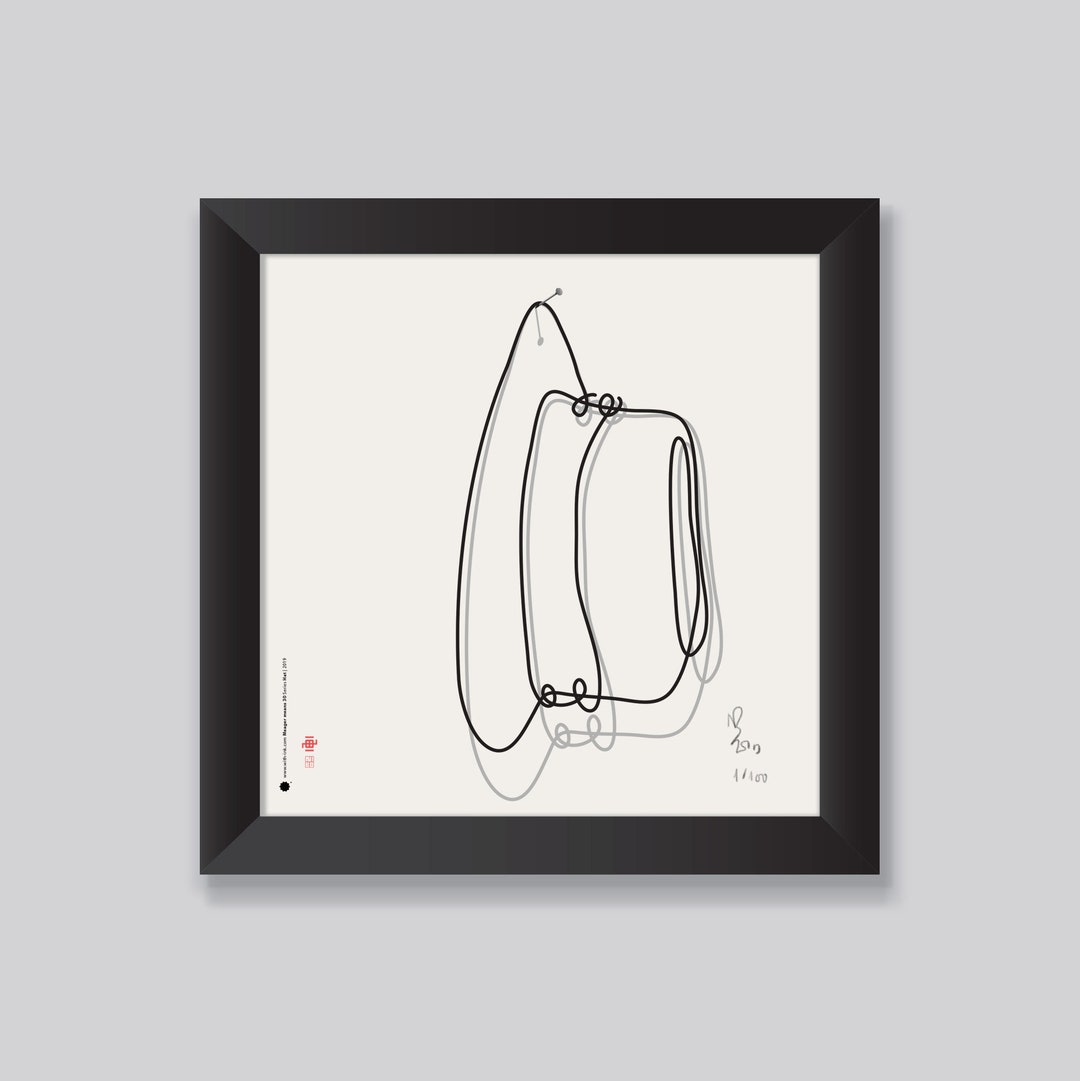 Meager Means Series "the Hat" 30x30cm Giclée Print 1/100 - Etsy