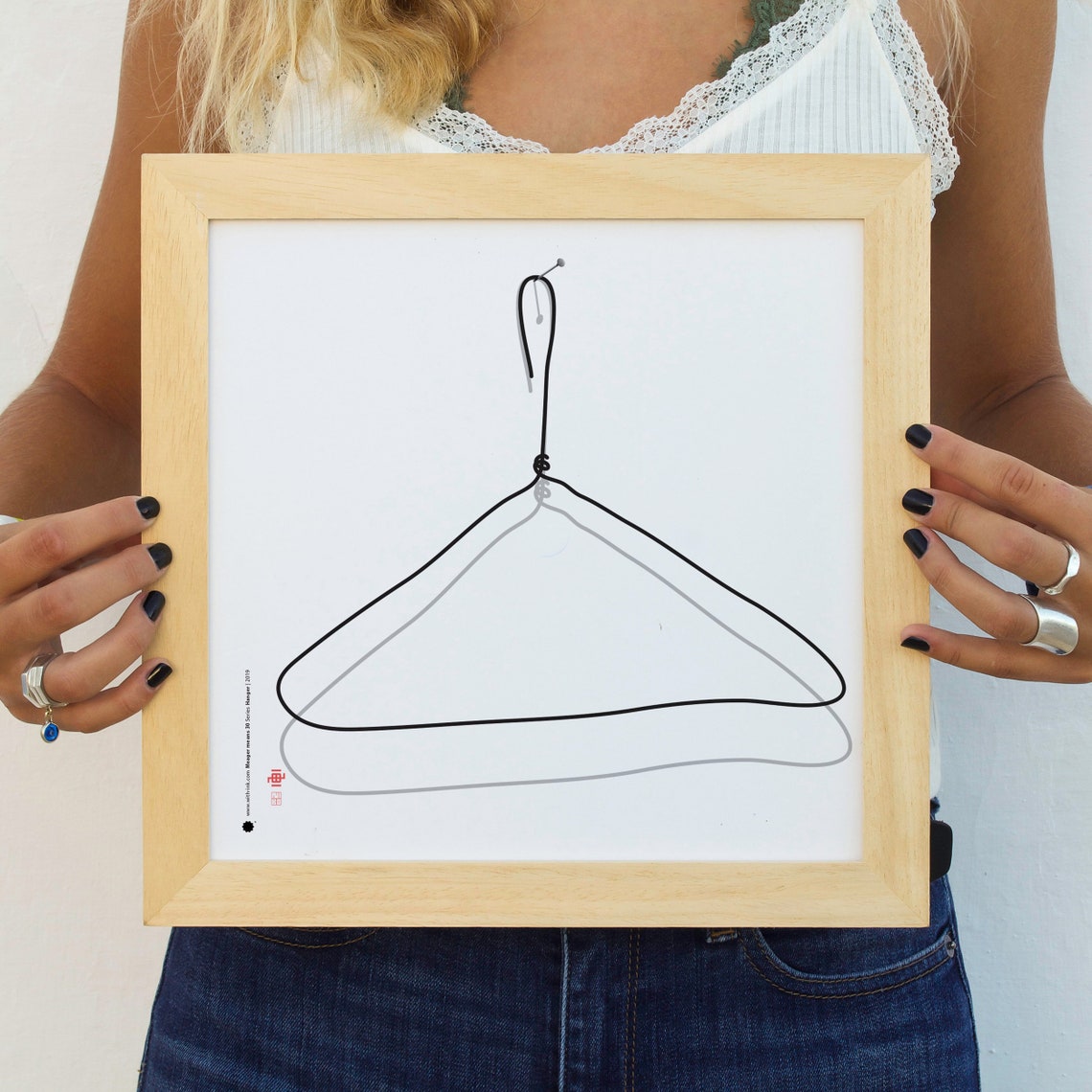 Meager Means Series hanger 30x30cm Giclée Print 1/100 - Etsy UK