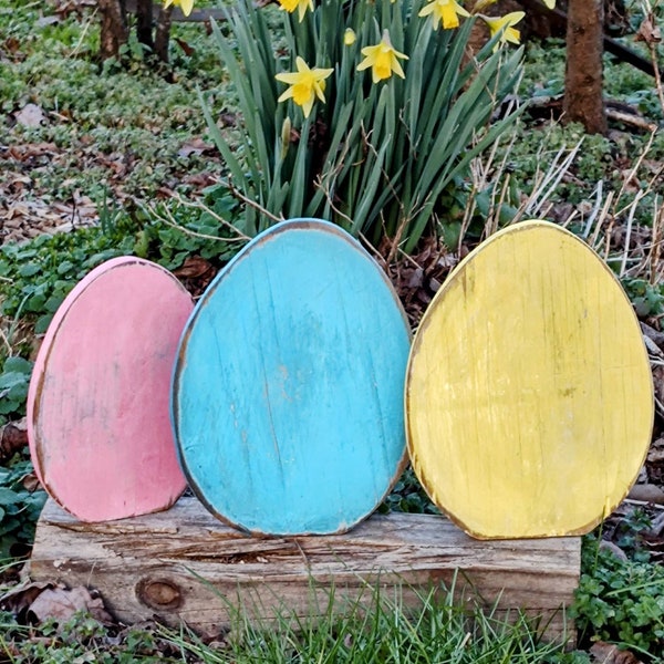 Wooden Easter Eggs - Etsy