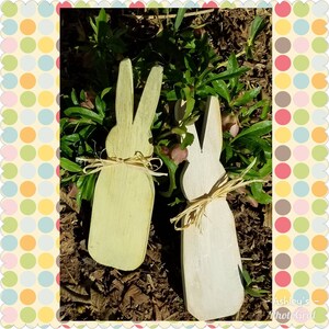 Rustic Wood Bunnies for Spring and Easter / Easter Decor/primitive ...