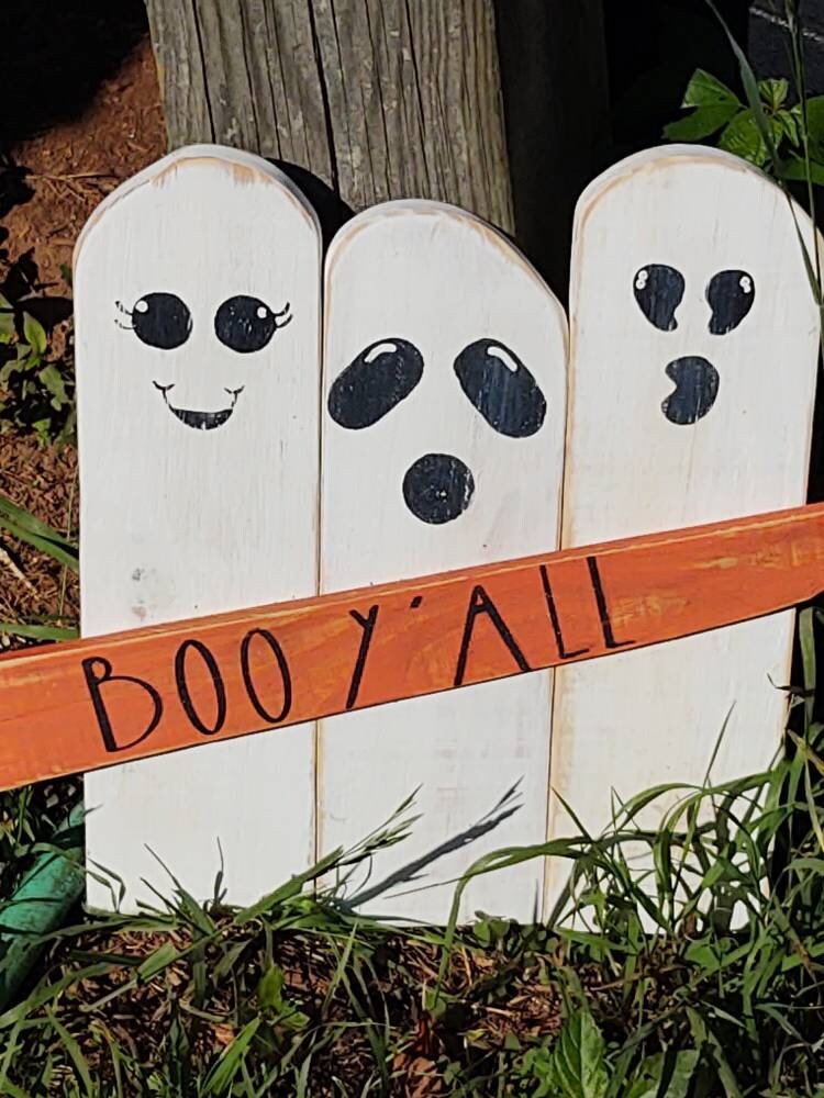 Rustic Halloween Ghost From Repurposed Pallet Wood - Etsy