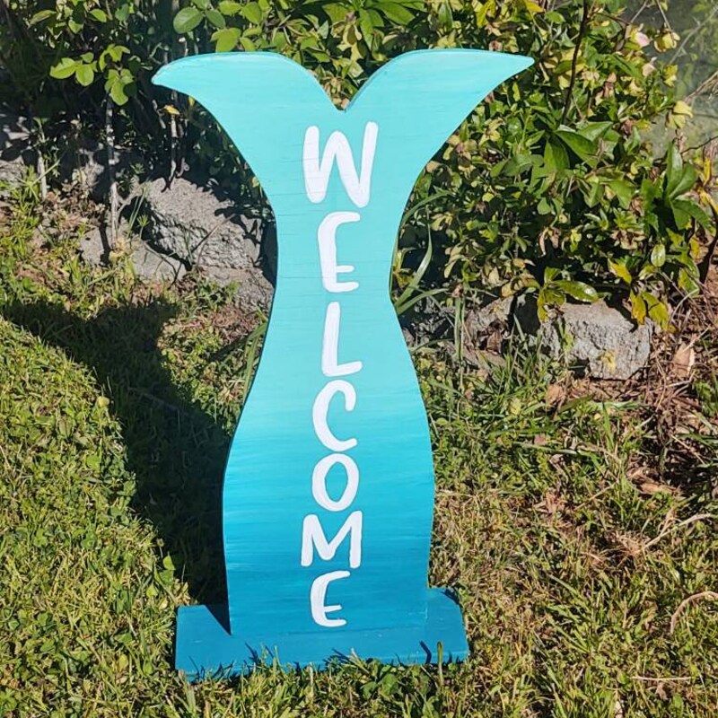 Mermaid Tail Sign - Etsy