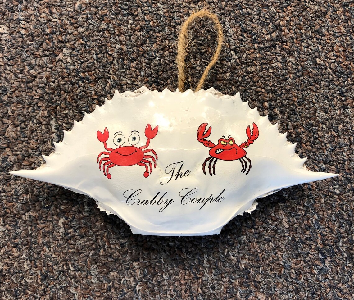 Crab Shell Ornament - Etsy