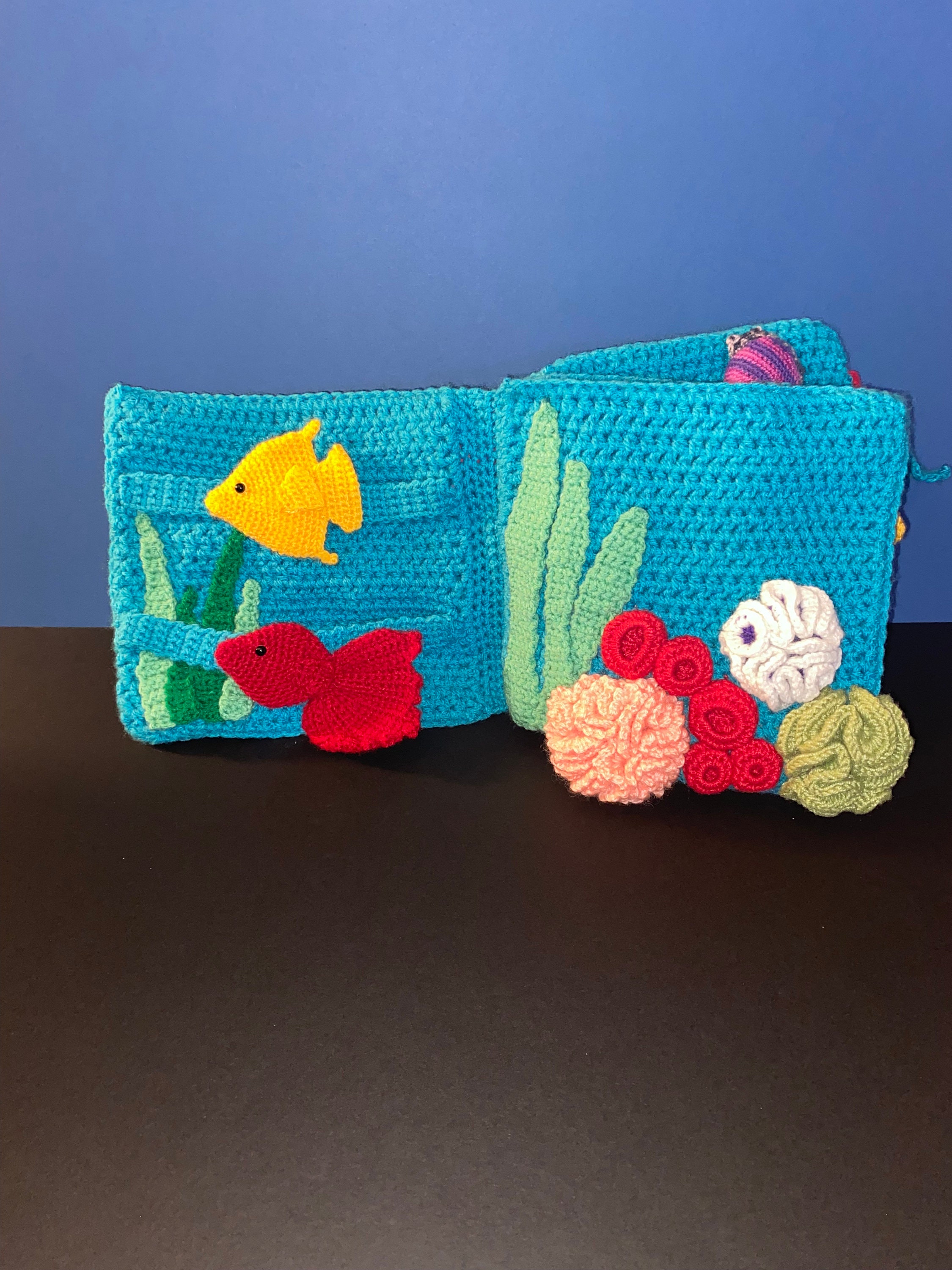 Crochet Activity Book- Under the Sea Crochet Book Pattern- Busy ...