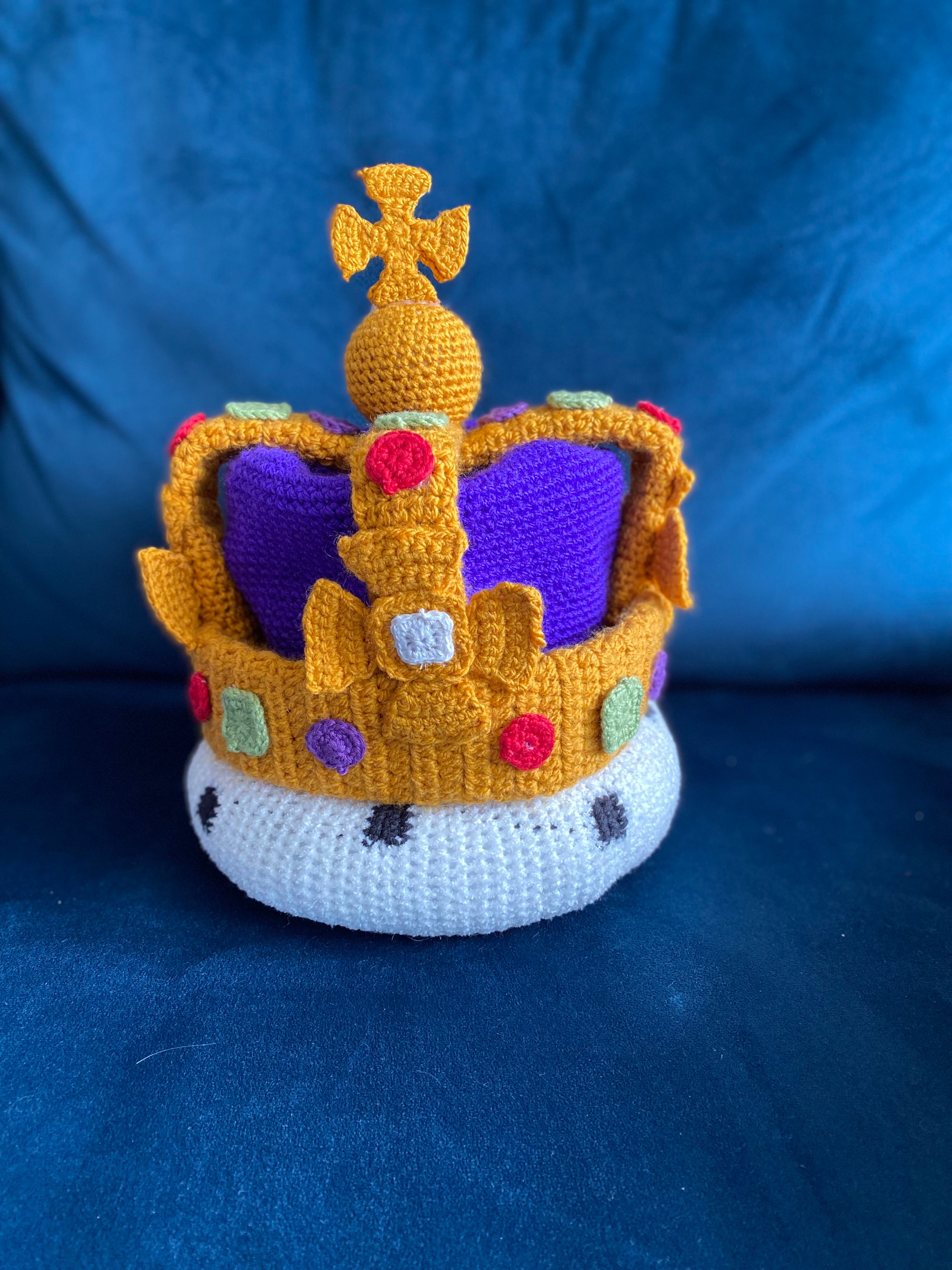 Coronation Child Crochet Crown Pattern- Crochet Crown Pattern- Gems ...