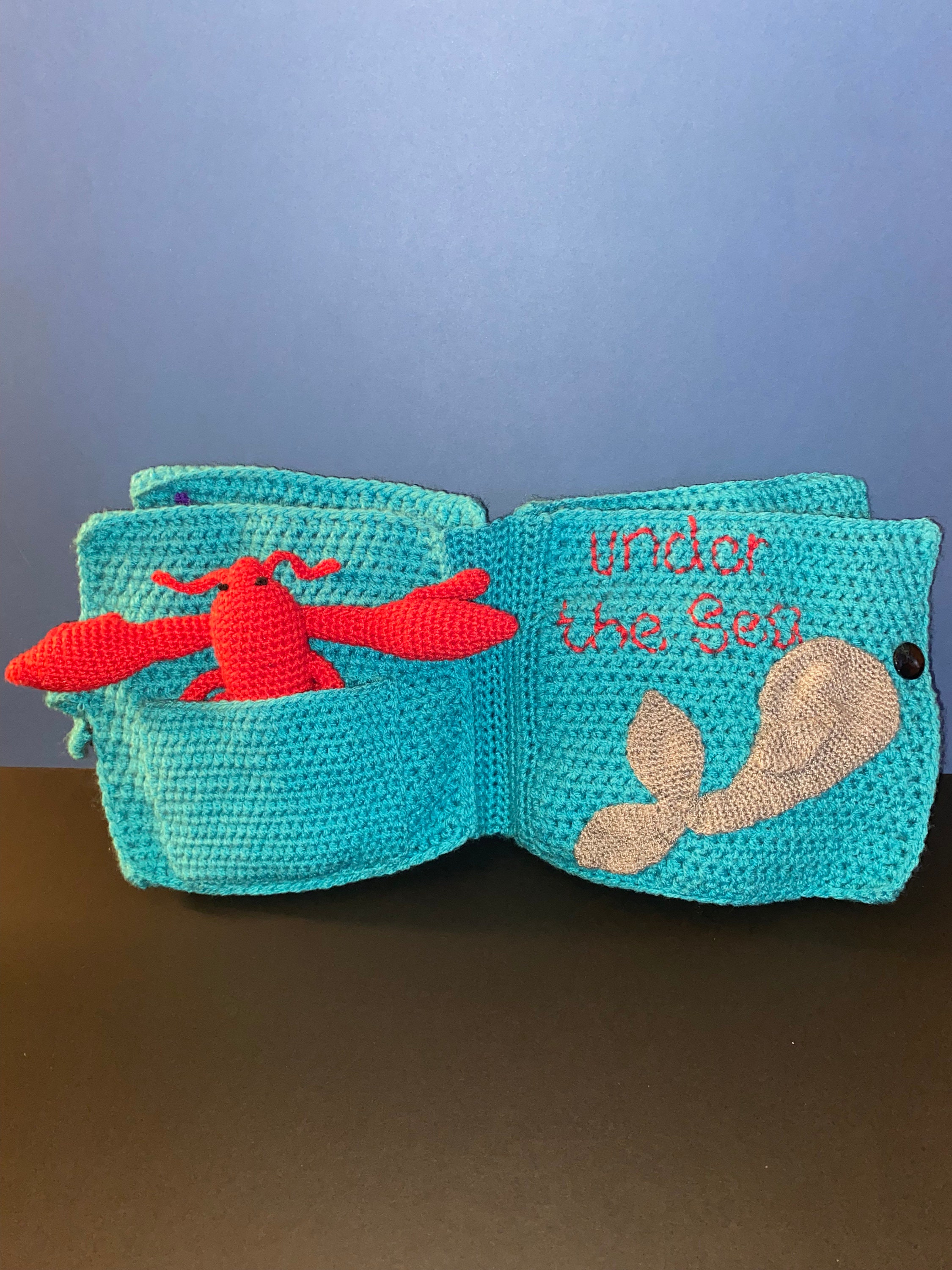 Crochet Activity Book- Under the Sea Crochet Book Pattern- Busy ...