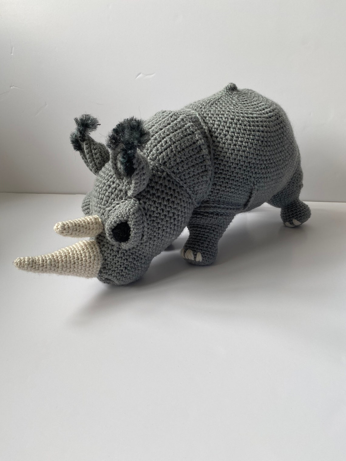 Crochet Rhino Pattern - Etsy