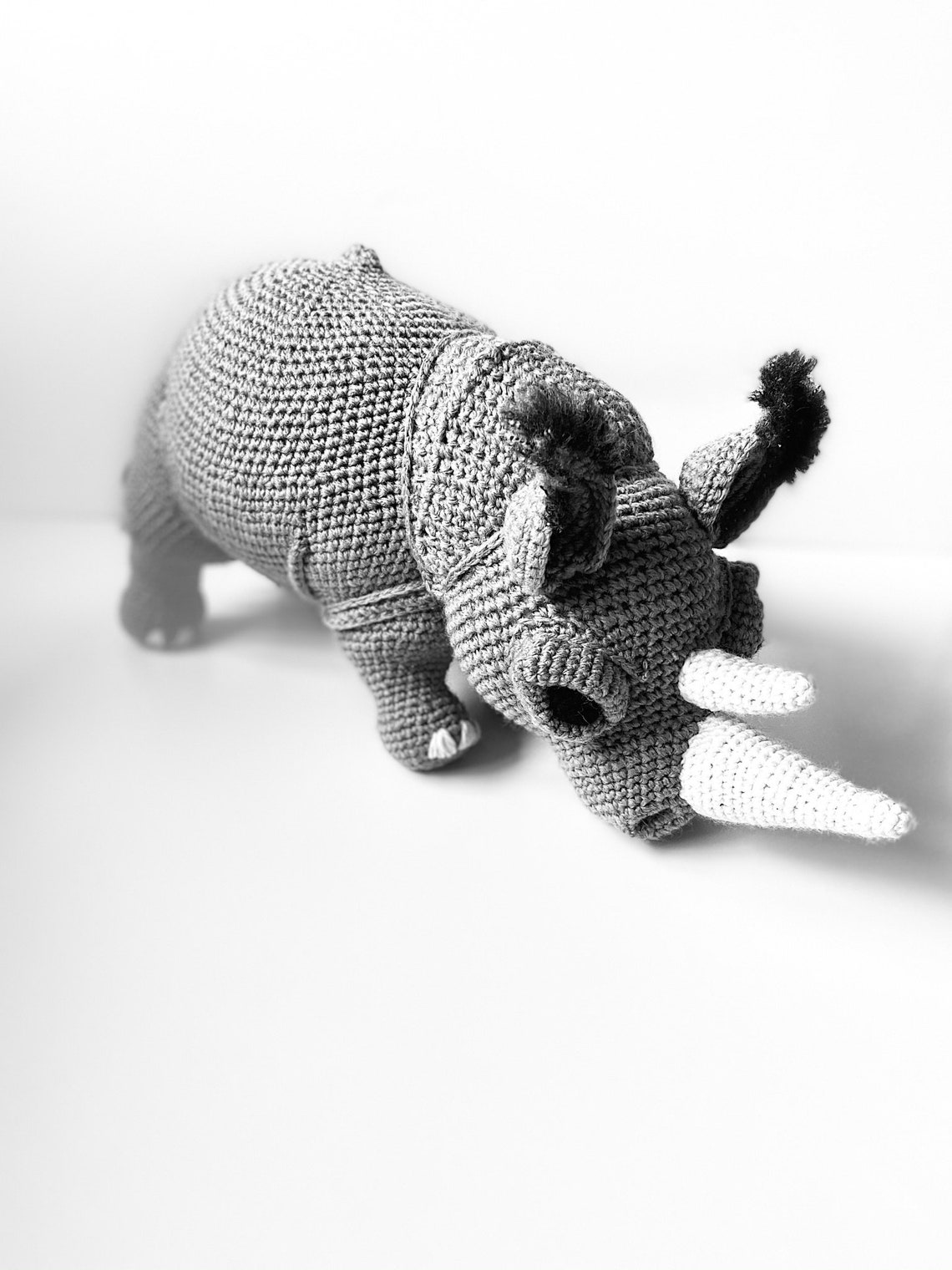 Crochet Rhino Pattern - Etsy
