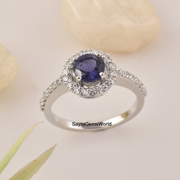 Iolite Ring - Etsy
