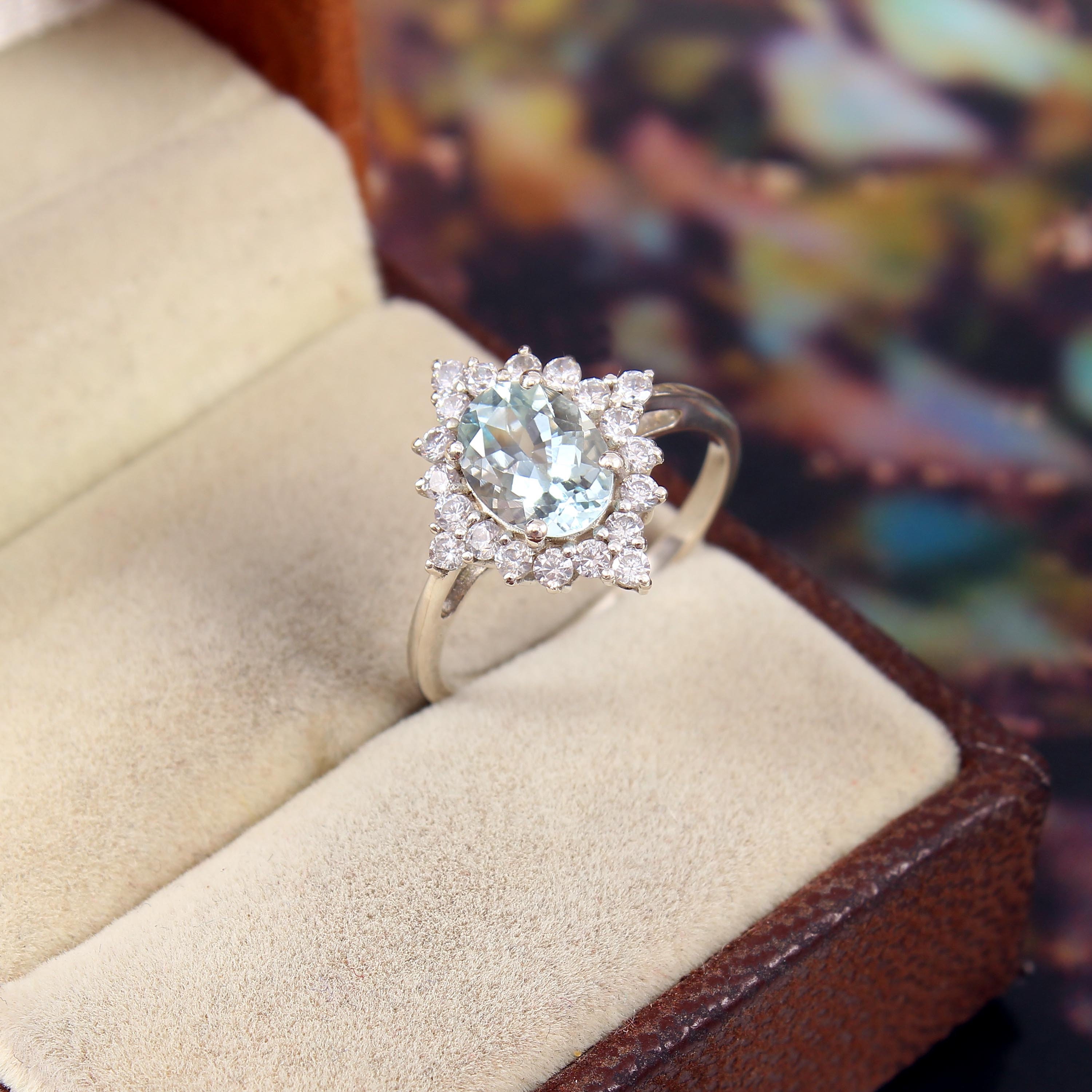 Fake aquamarine Etsy