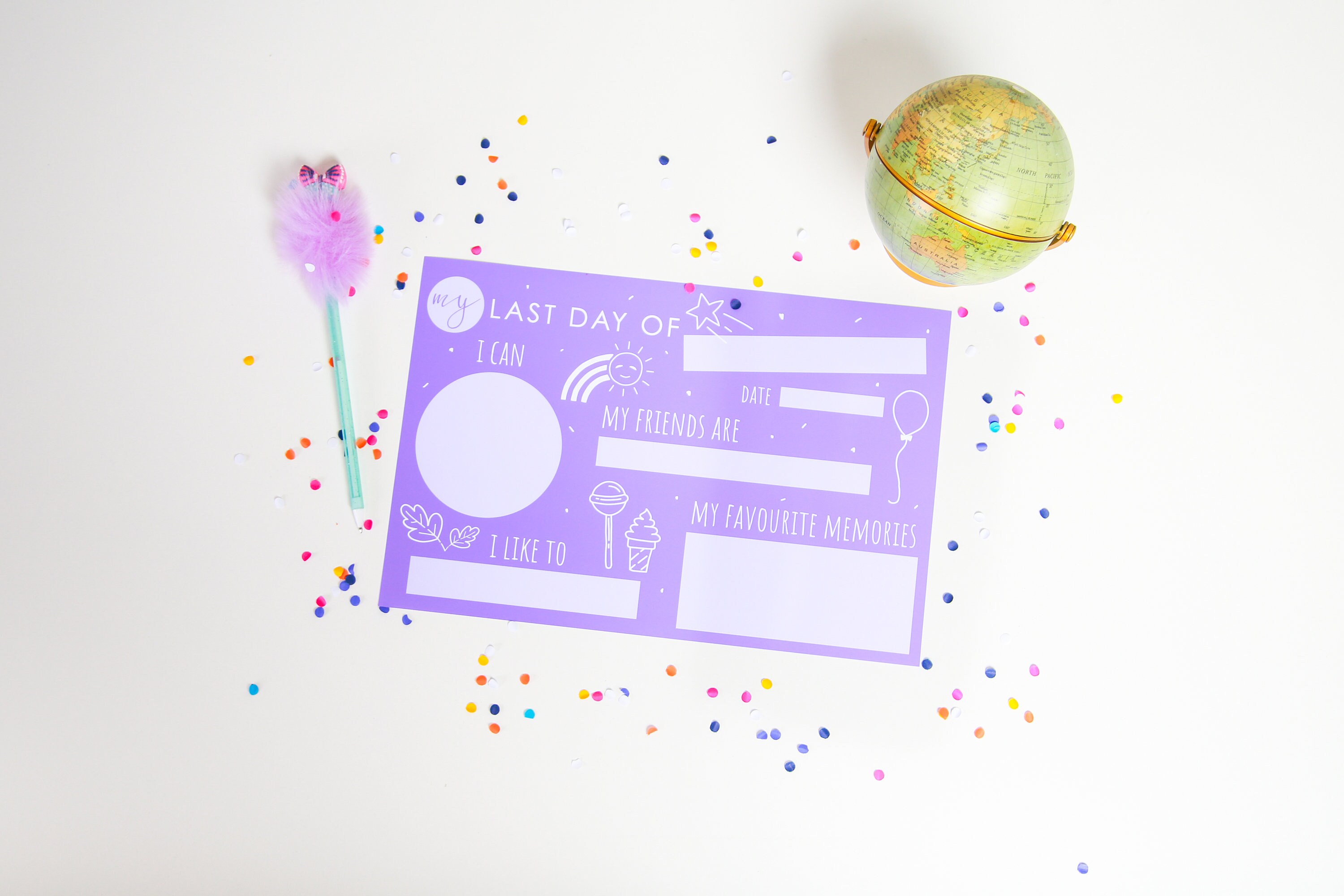 DIGITAL First Day Sign and Last Day Sign, First Day of School, First ...