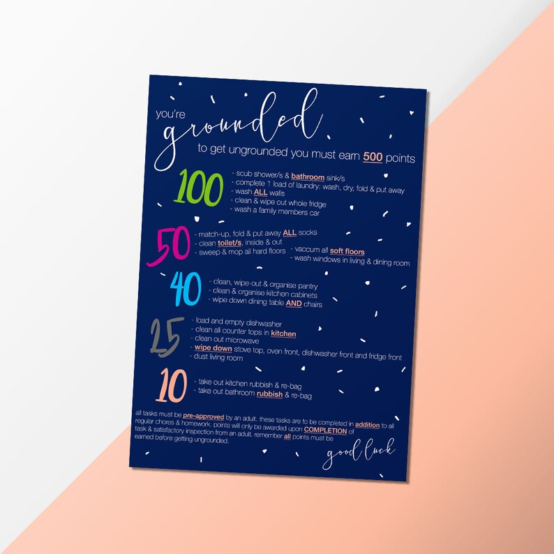 Complete Digital Set, Grounded Chart, Weekly Schedule, Babysitter Notes ...