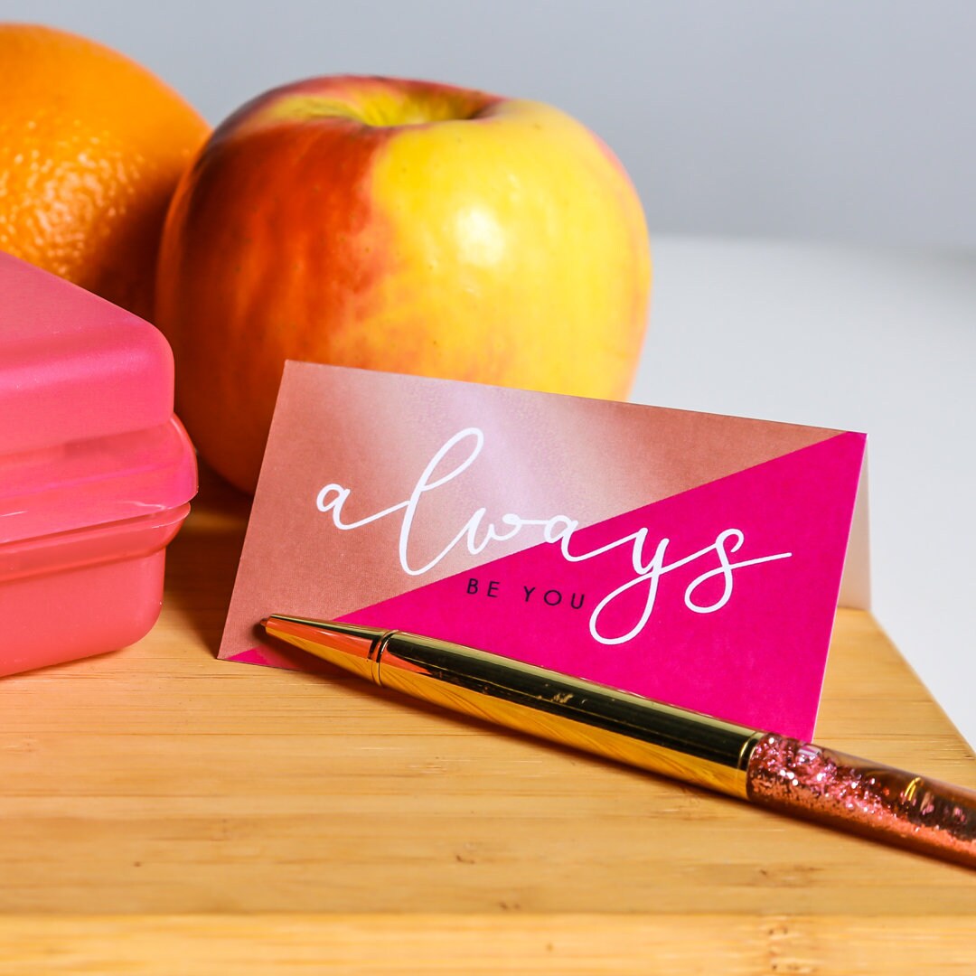 Kids Positive Affirmation Card, Positive Note Card, Mini Card, Lunch ...