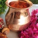 Indian Art Villa Copper Kalash Lota, Luxury Design Shine Finish, Pujan ...